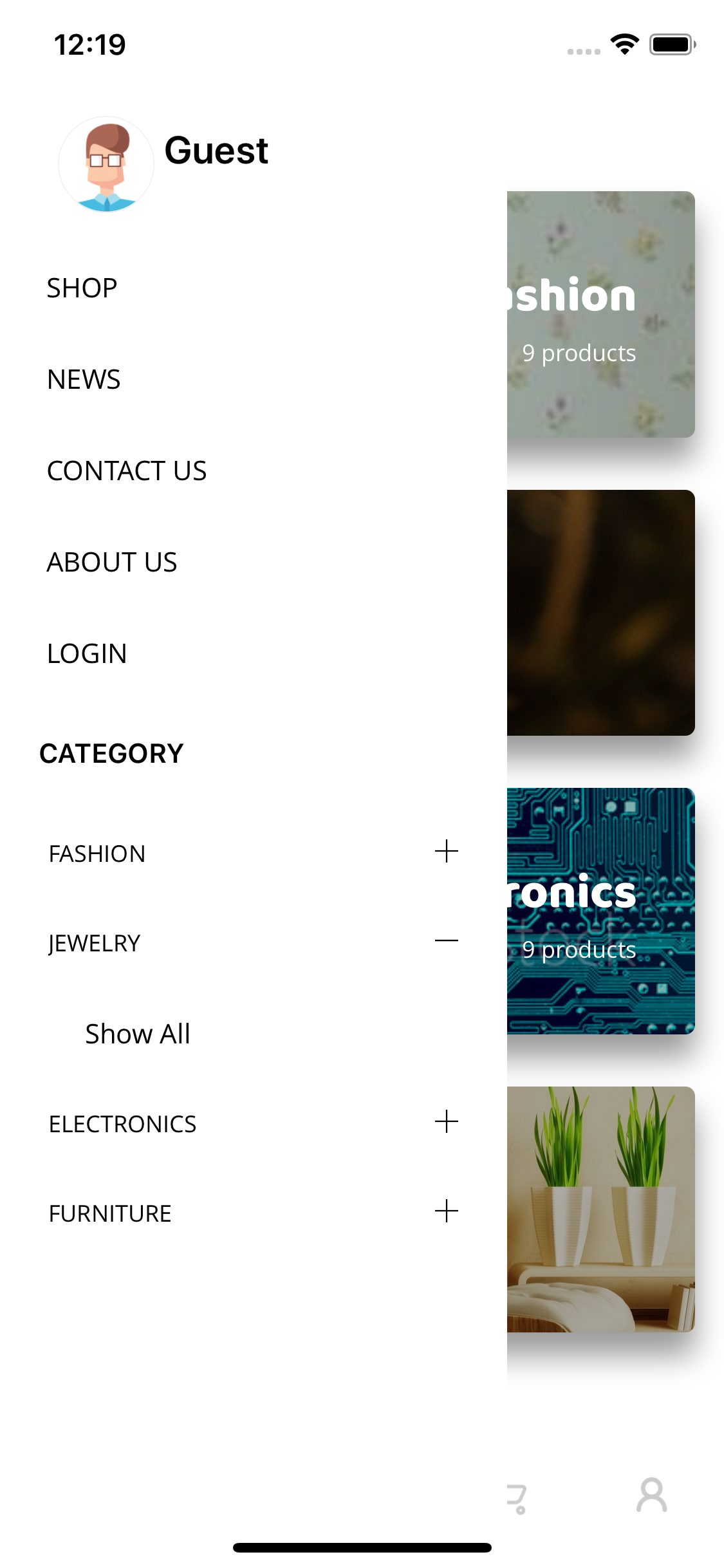 MStore Magento - the complete react native app for Magento 2 by InspireUI